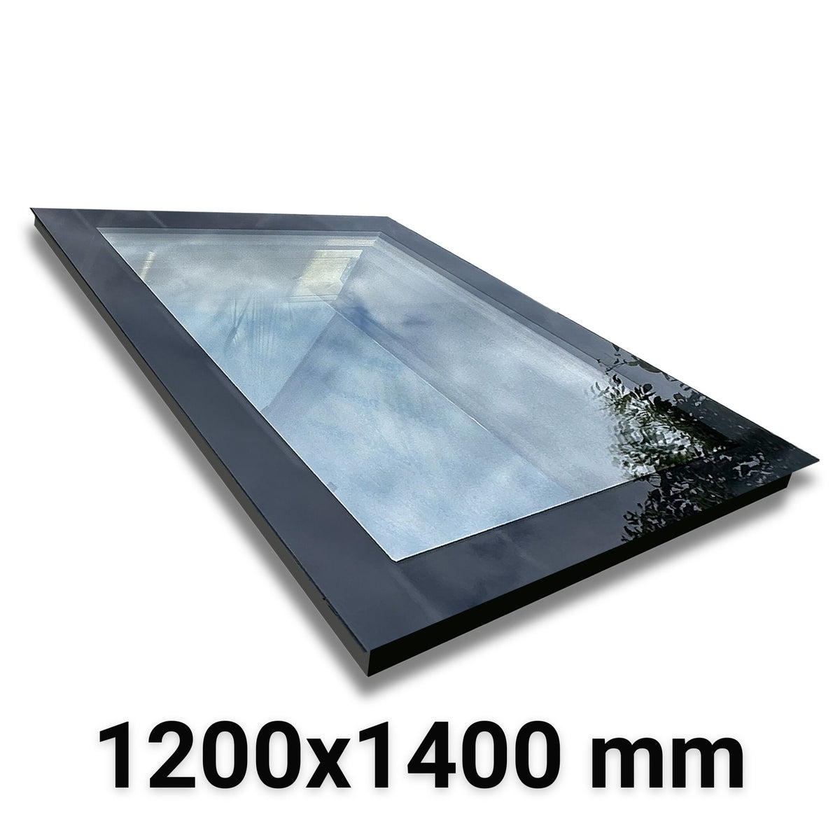Triple Glazed Frameless Skylight (Flat Roof) 1200 x 1400 mm — Skylight ...